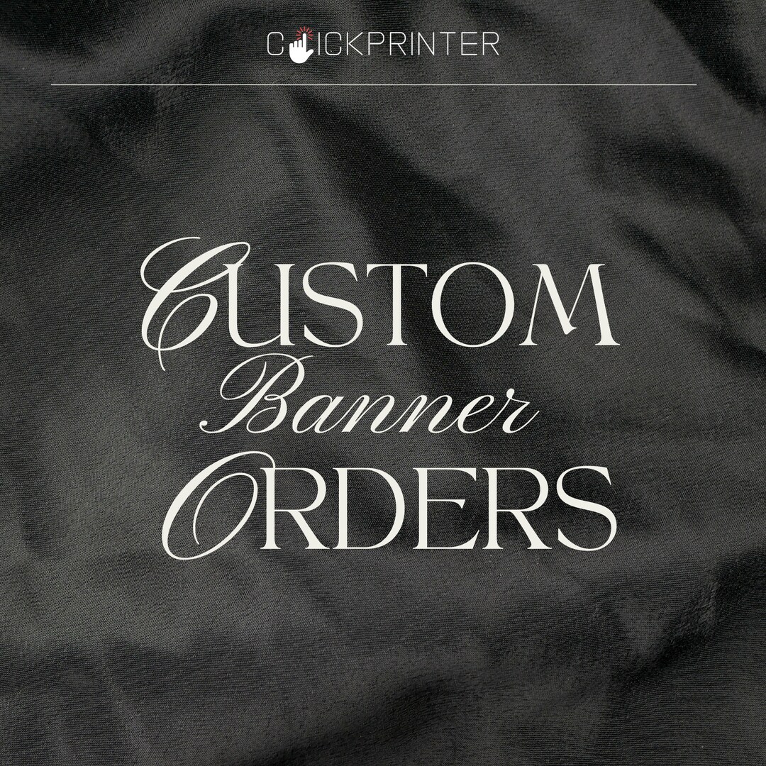 Large Custom Banner Orders | Message First - Etsy