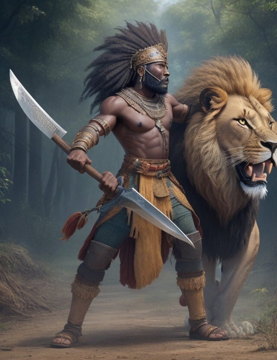 Akin and His Lion 6 Piece Collection - Etsy