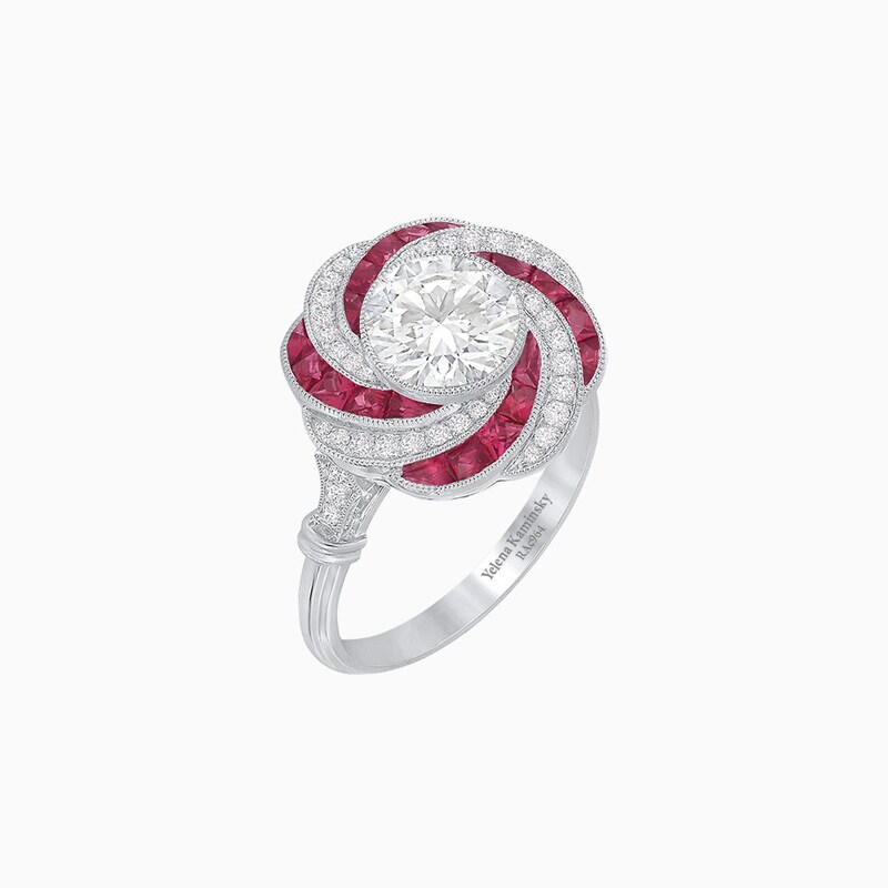 Art Deco Ruby Ring - Etsy