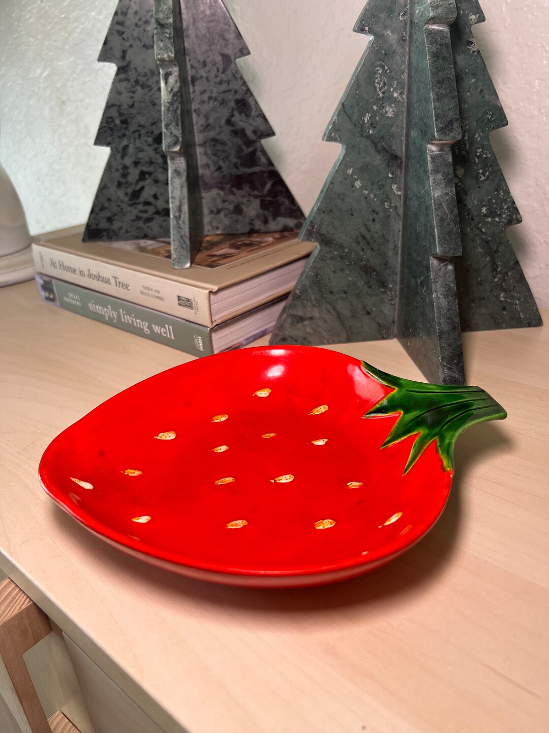 Vintage Strawberry-shaped Serving Plate or a Jewelry Holder - Etsy