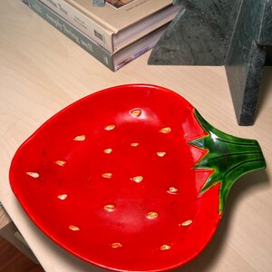 Vintage Strawberry-shaped Serving Plate or a Jewelry Holder - Etsy