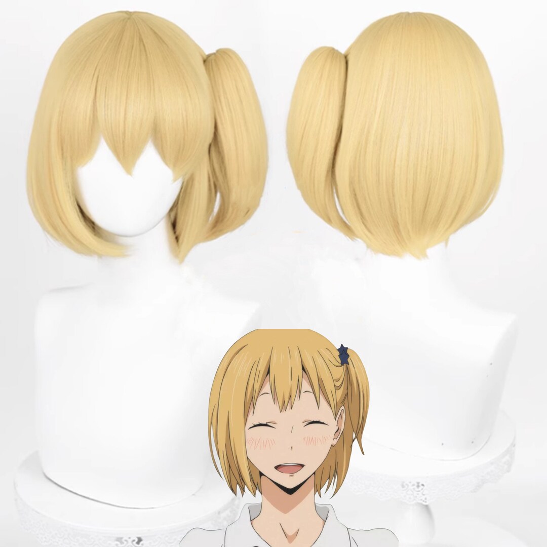 Yachi Hitoka Cos Wig/ Light Gold Wig for Women/ Cosplay Hair/ - Etsy