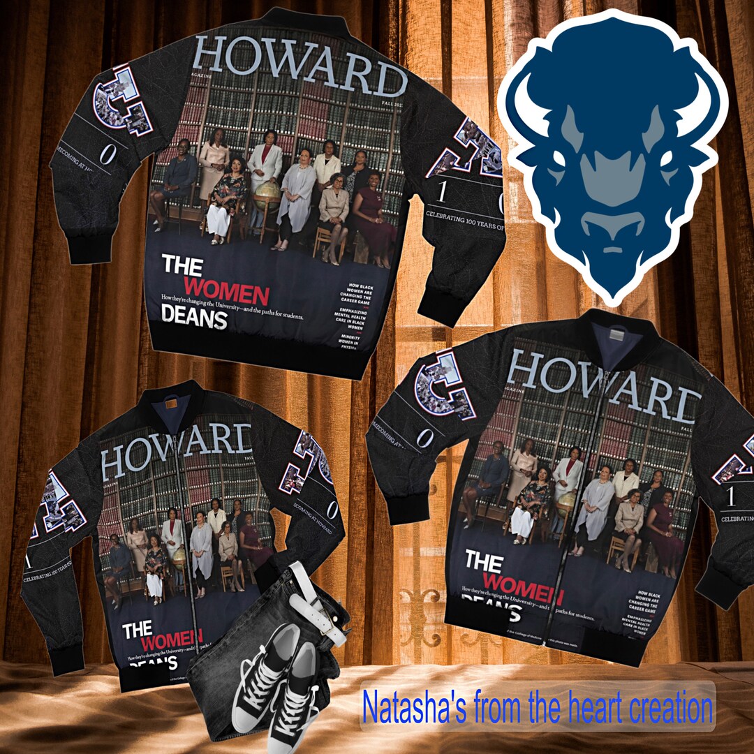 Custom Bomer Jacket Howard University Woman Deans Collection ( 100th ...