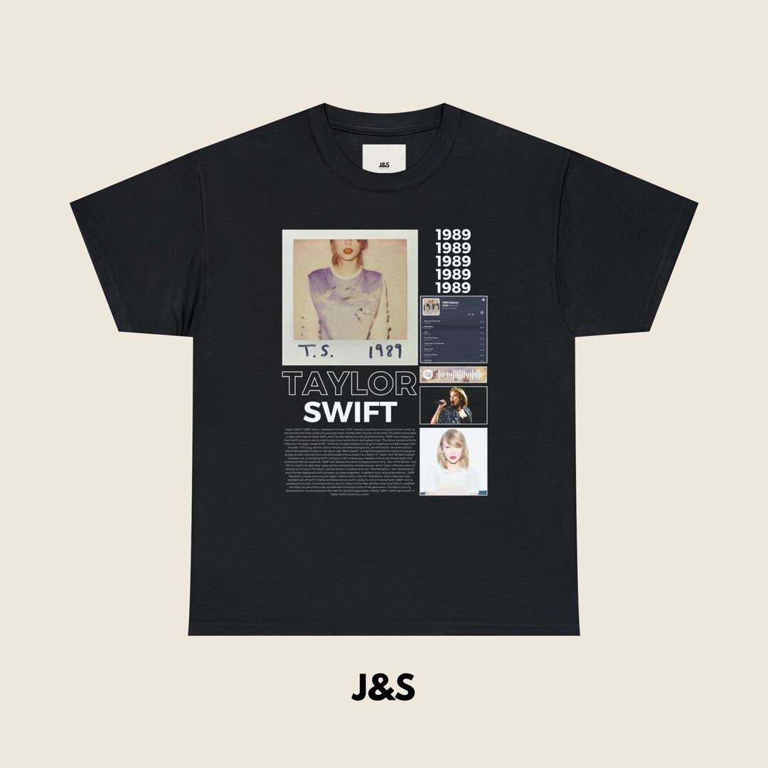 Taylor Swift 1989 With Scannable Spotify Code Shirt Unisex - Etsy