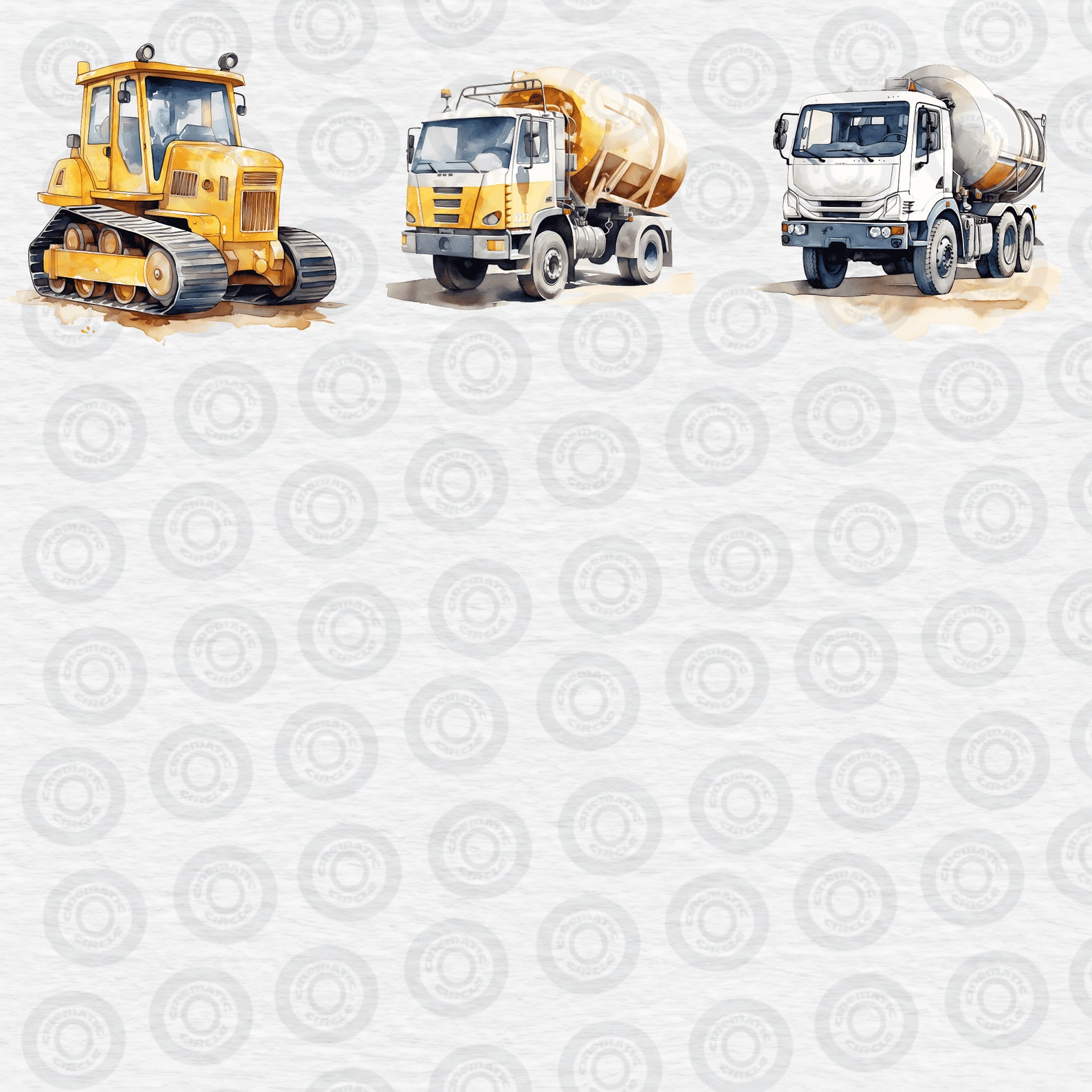 48 Cute Construction Clipart Bundle, Watercolor Construction Site, Kids ...