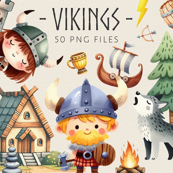 Viking Clipart - Etsy