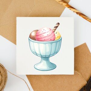 Tasty Ice Cream Clipart Bundle, Ice Cream Builder DIY, Popsicle PNG ...