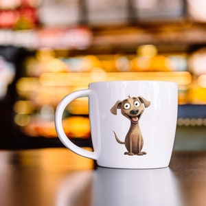 Funny and Cute Dogs Clipart Bundle, Dog PNG, Cartoon Dog, Watercolor ...