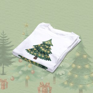 DIY Christmas Tree Clipart Bundle, Pine Tree PNG, Watercolor Winter ...