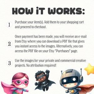 Superhero Kids Clipart Bundle, Superheroes PNG, Watercolor Hero, Galaxy ...