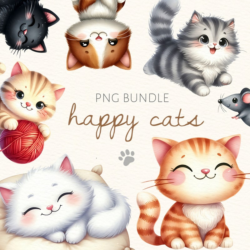 Kitten Clip Art - Etsy