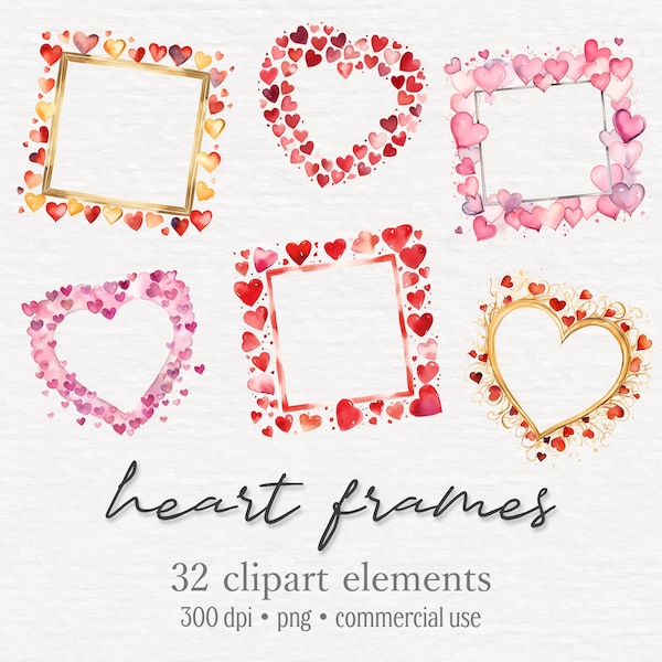 Valentines Borders and Frames - Etsy