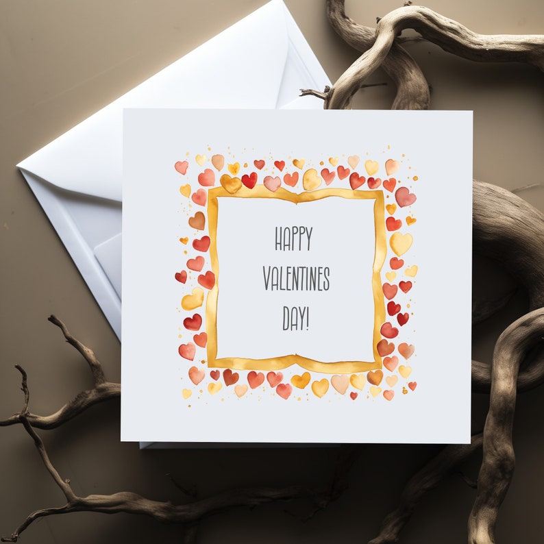 Heart Frames Clipart Bundle, Watercolor Valentine's Day Borders ...