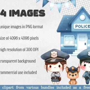 Police Station Clipart Bundle, Police Kids Clip Art, Police Vehicles ...
