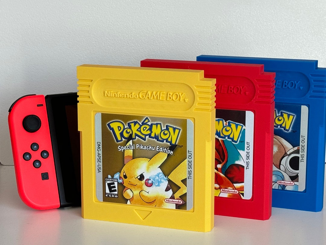 GIANT Pokemon Gen 1 Cartridge Art - Etsy