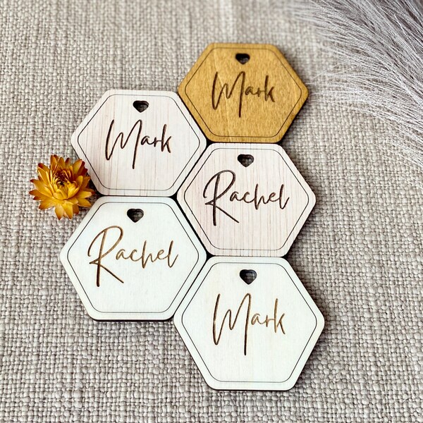 Wedding Name Tags - Etsy