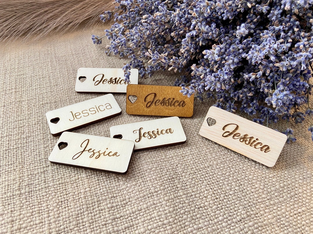 Wedding Table Name Tags, Guest Place Cards, Table Place Name, Custom ...