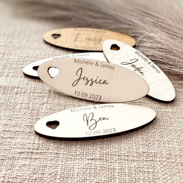 Wedding Name Tags - Etsy