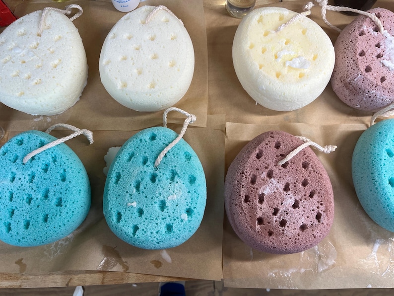 Soap Infused Sponges - Etsy