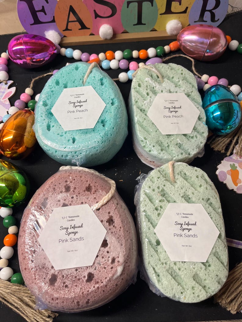 Soap Infused Sponges - Etsy