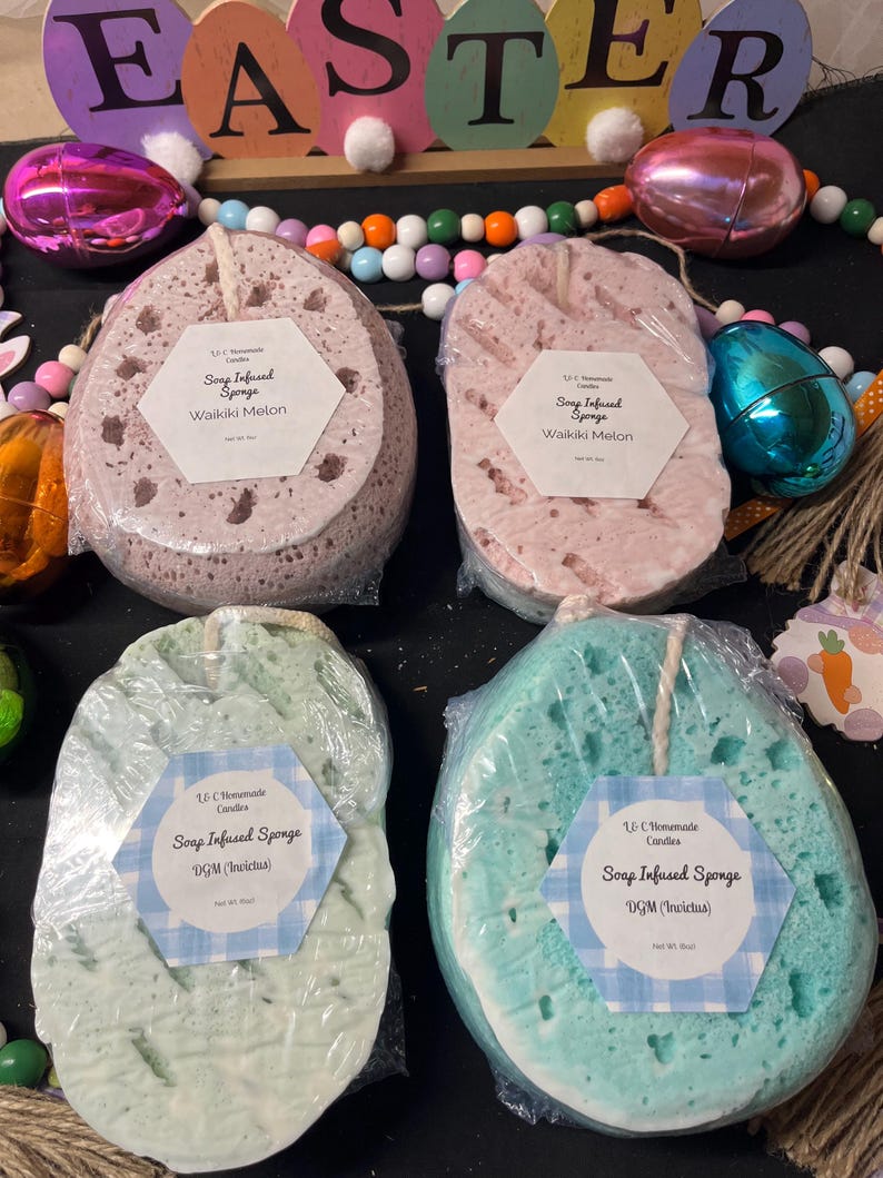 Soap Infused Sponges - Etsy