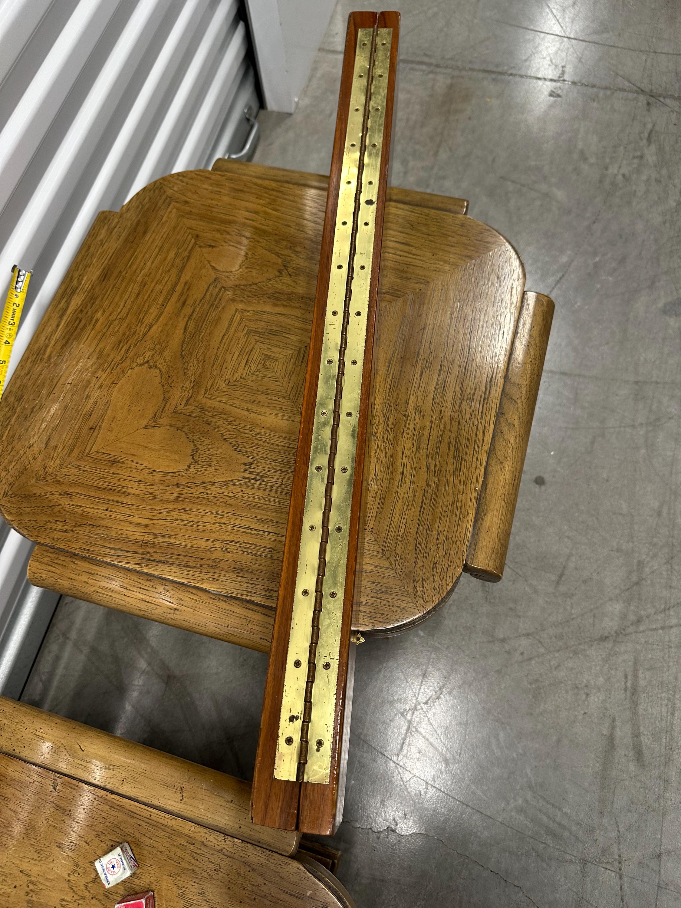 Vintage Hand Crafted Wooden Pool Cue Box With Brass Piano Hinge ...