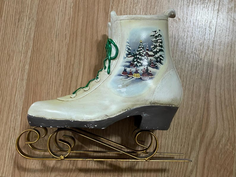 Vintage Ice Skates Decor - Etsy