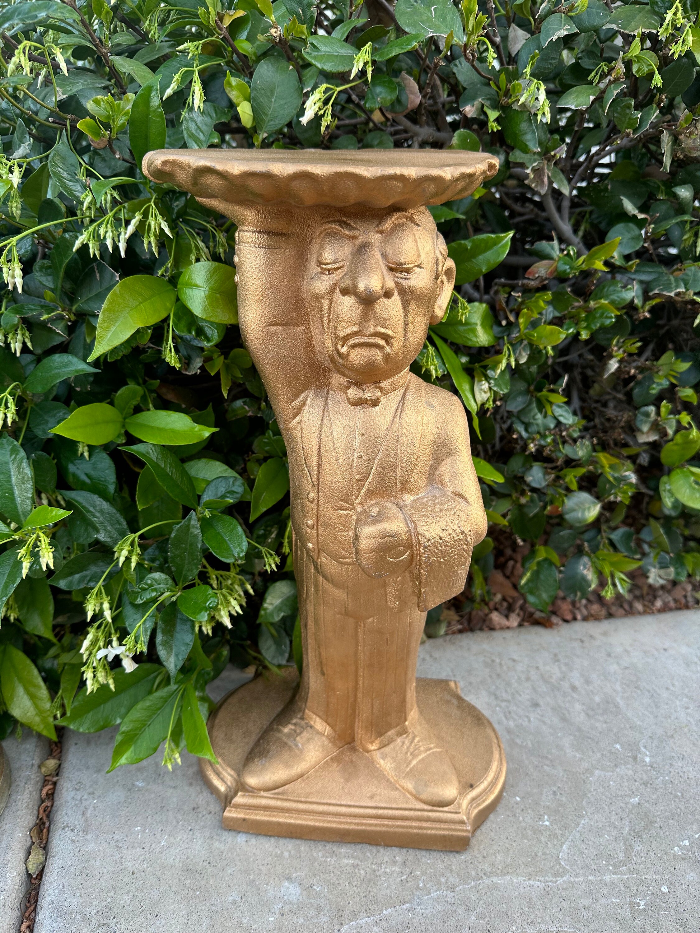 Niles the Butler Gold Serving Statue - Etsy