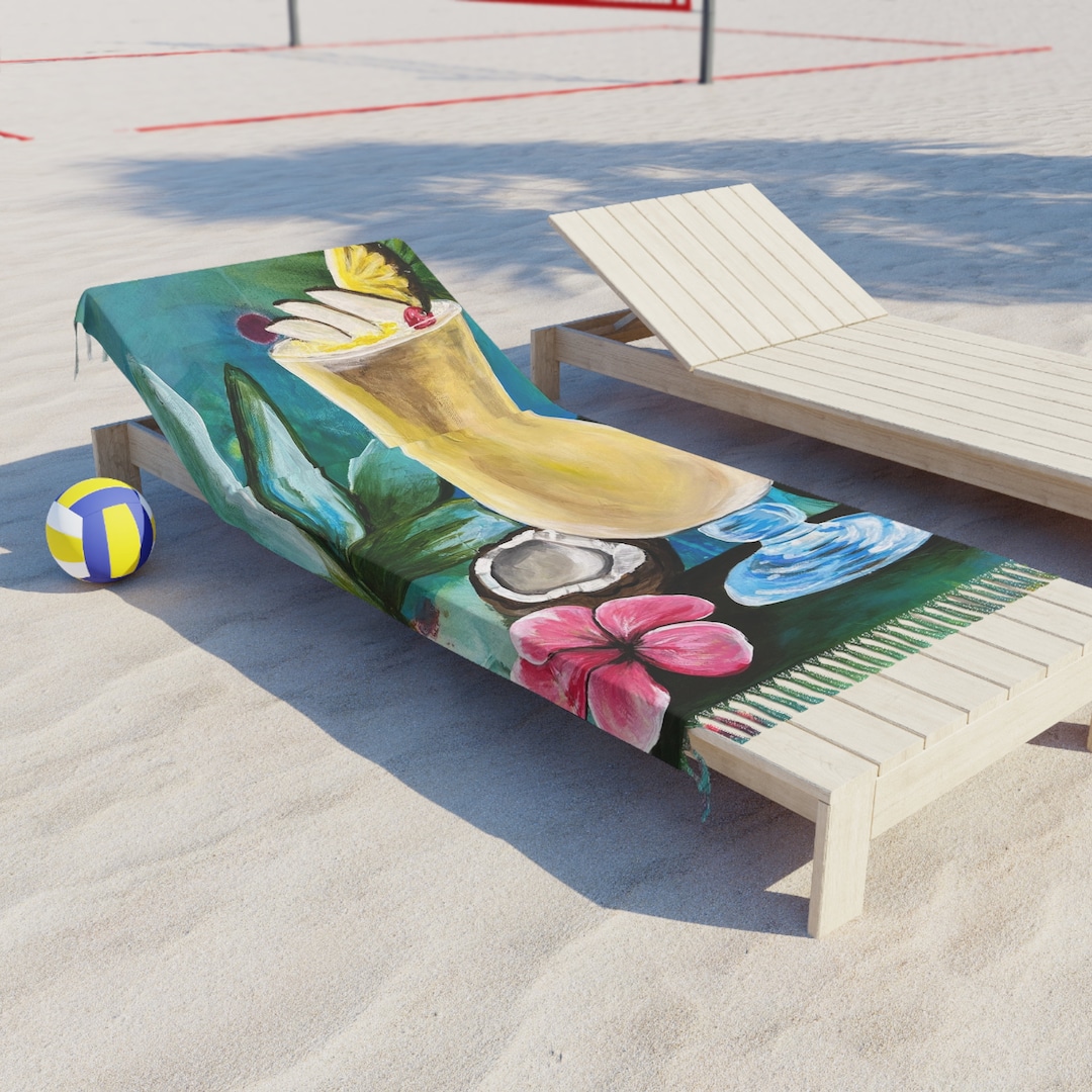 Pina Colada Beach Cloth - Etsy