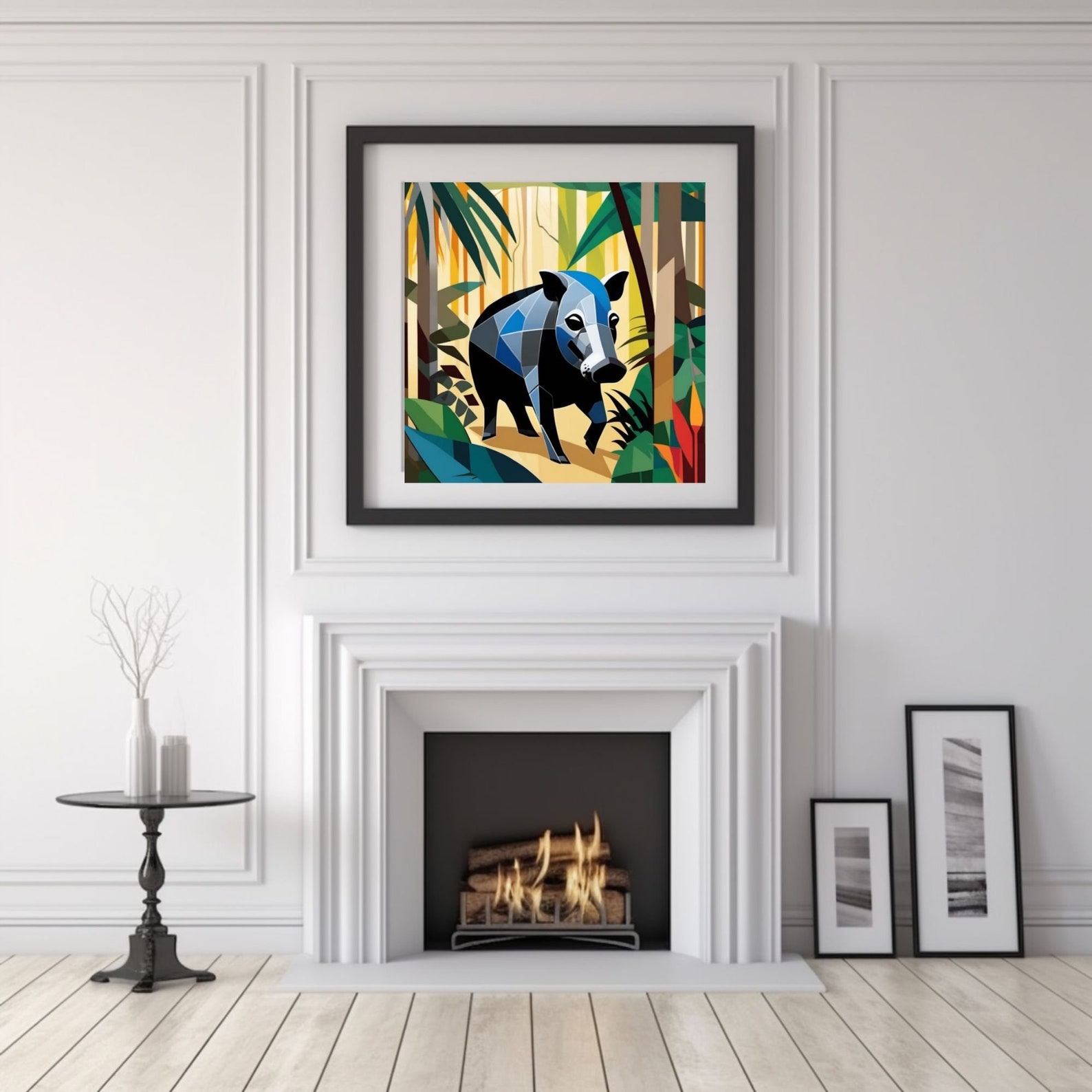 Baird's Tapir Wall Art Modern Prints Printable Arts Cubism Art Living ...