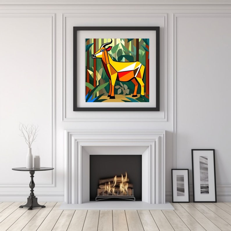 Bongo Wall Art Modern Prints Printable Arts Cubism Art Living Room Kids ...