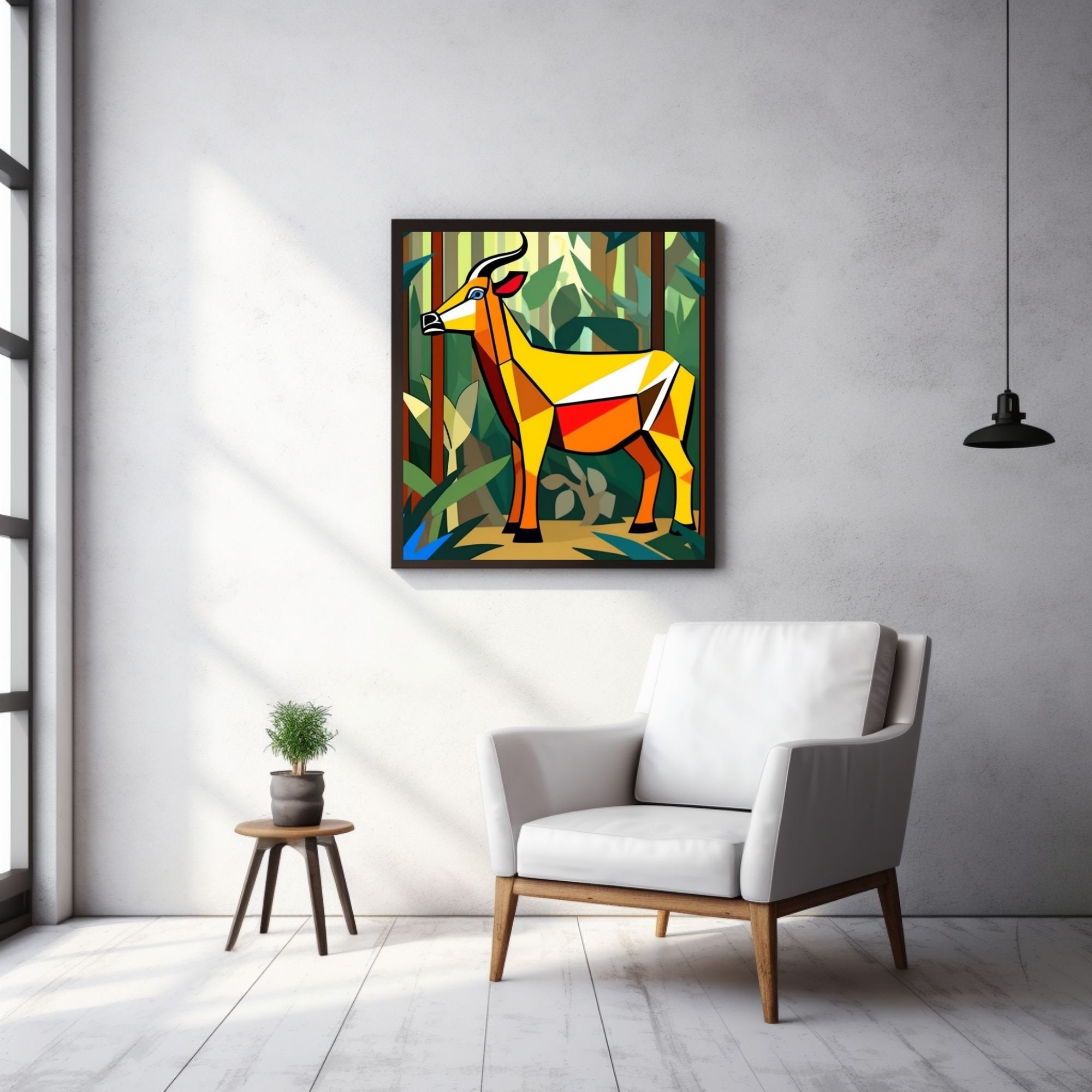 Bongo Wall Art Modern Prints Printable Arts Cubism Art Living Room Kids ...