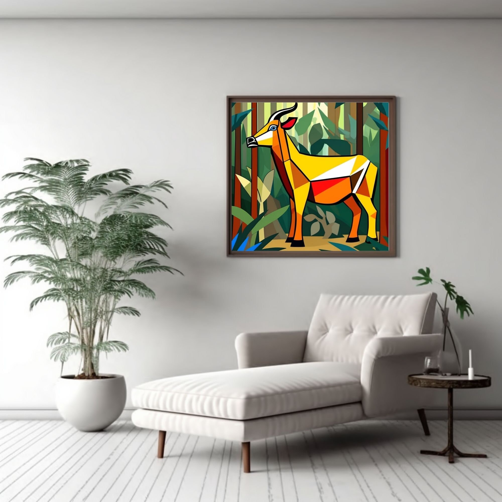 Bongo Wall Art Modern Prints Printable Arts Cubism Art Living Room Kids ...
