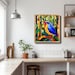 Bower Bird Painting Printable Wall Art Digital Prints Cubism Art Print ...
