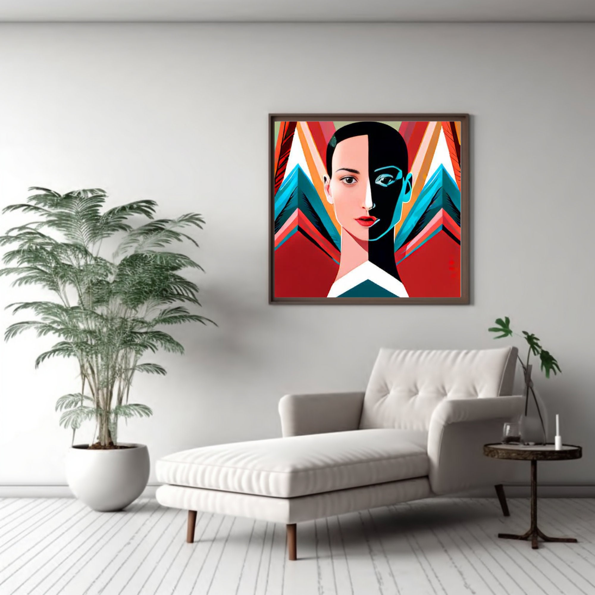 Pretty Lady Wall Art Prints Home Decor Custom Wall Art, Modern Prints ...