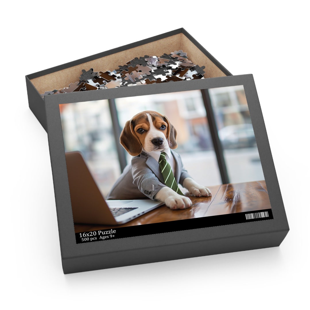 Beagle Puppy Puzzle - Office Puppy Paws and Puzzles, Puppy Puzzle ...