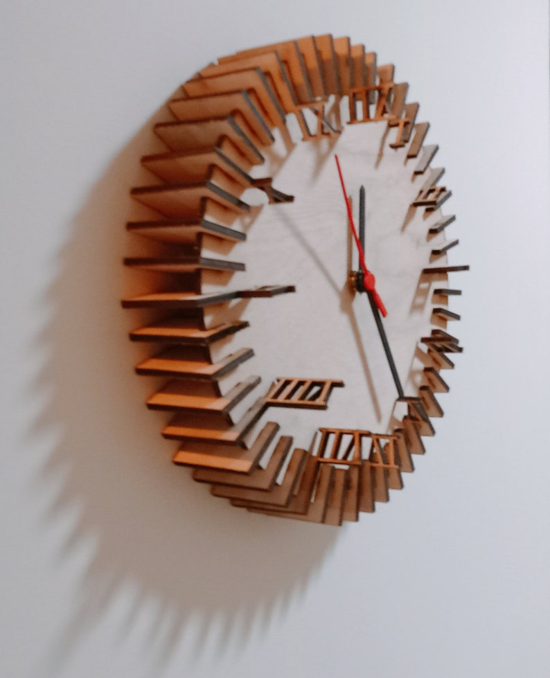Wooden Special Design Clock - Etsy