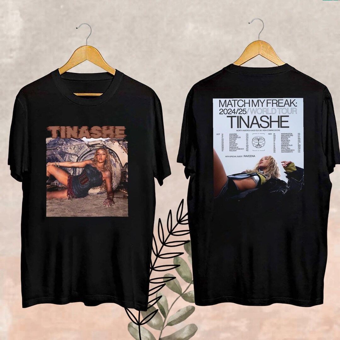 Match My Freak Tour Merch, Tinashe Merch, Match My Freak Tour 2024 Fan ...