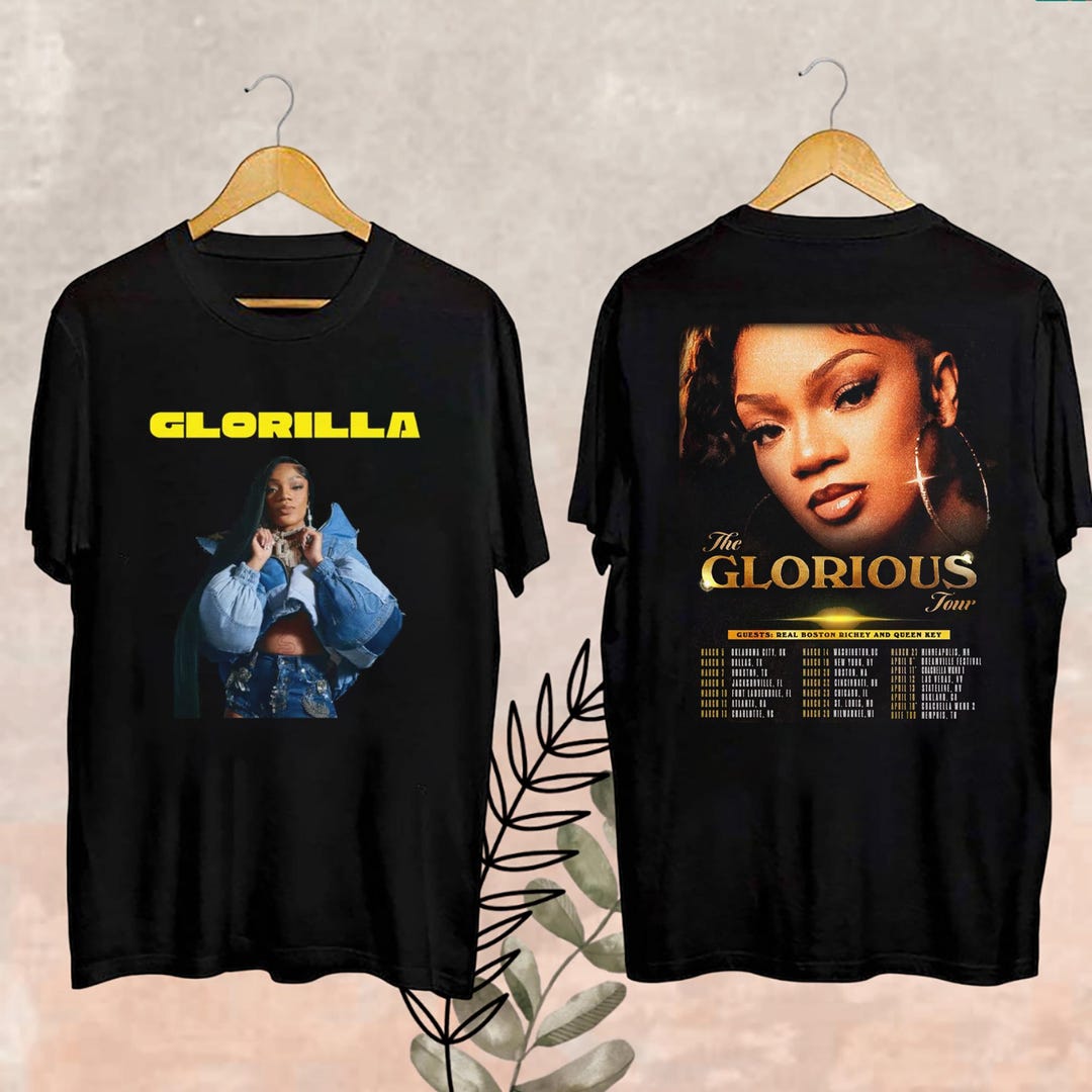 Vintage Glorilla the Glorious Tour Fan Shirt, 2025 Glorilla Glorious ...