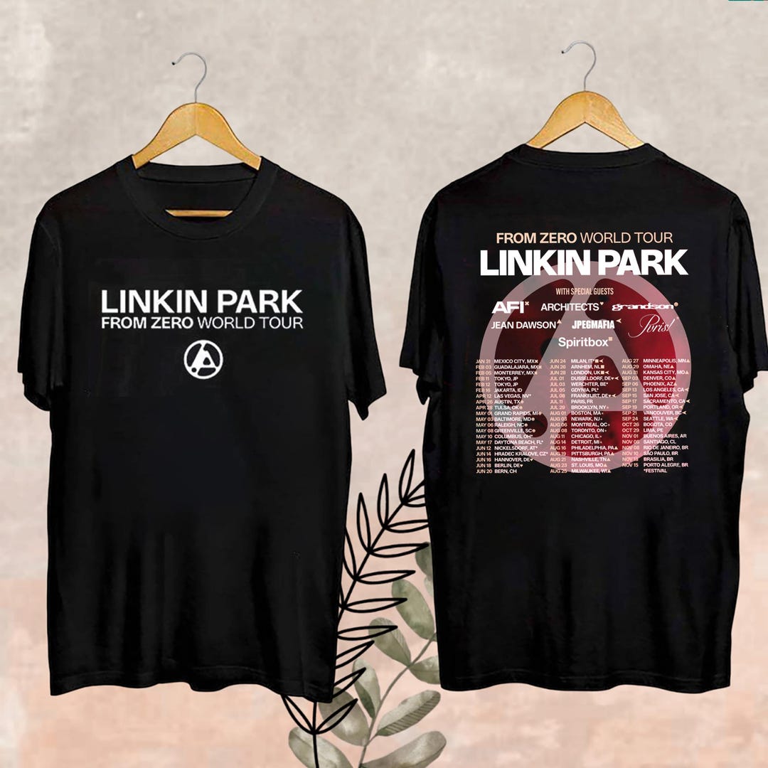 Linkin Park Shirt, 2025 Linkin Park From Zero World Tour Shirt, Linkin ...