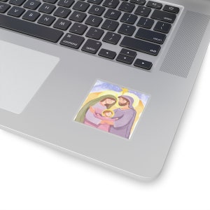 Holy Family Watercolor Stickers - Etsy