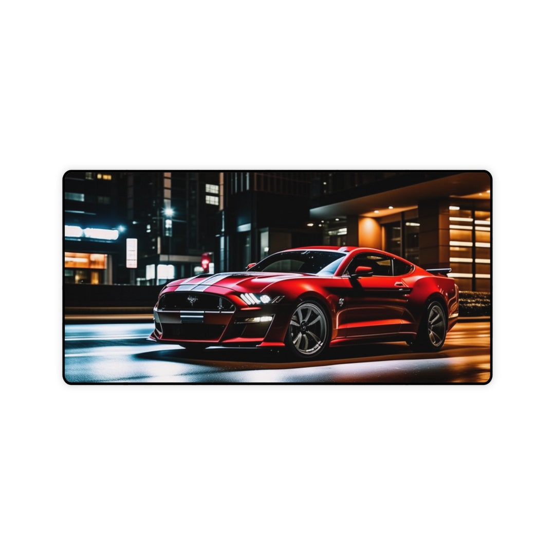 Mustang Gt500 Gaming Desk Mat Custom Mousepad Keyboard - Etsy