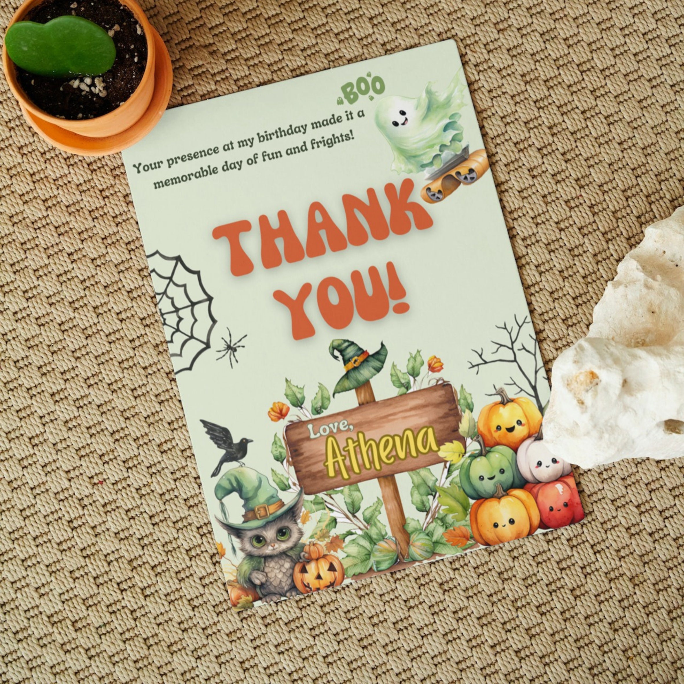 Editable Spooky Halloween Birthday Invitation Template - Etsy