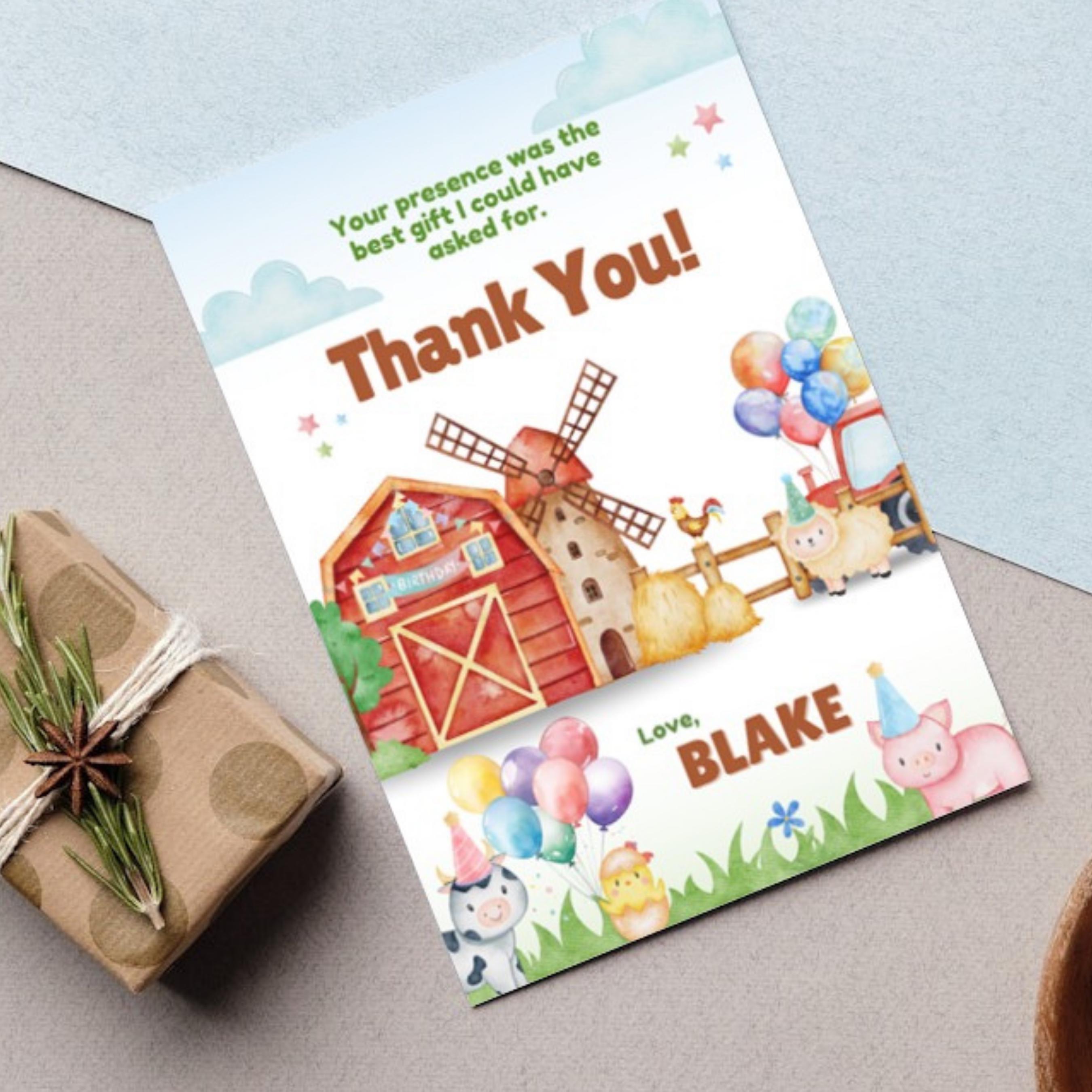 Editable FARM ANIMALS Birthday Invitation, Barn Animals Party Invite ...