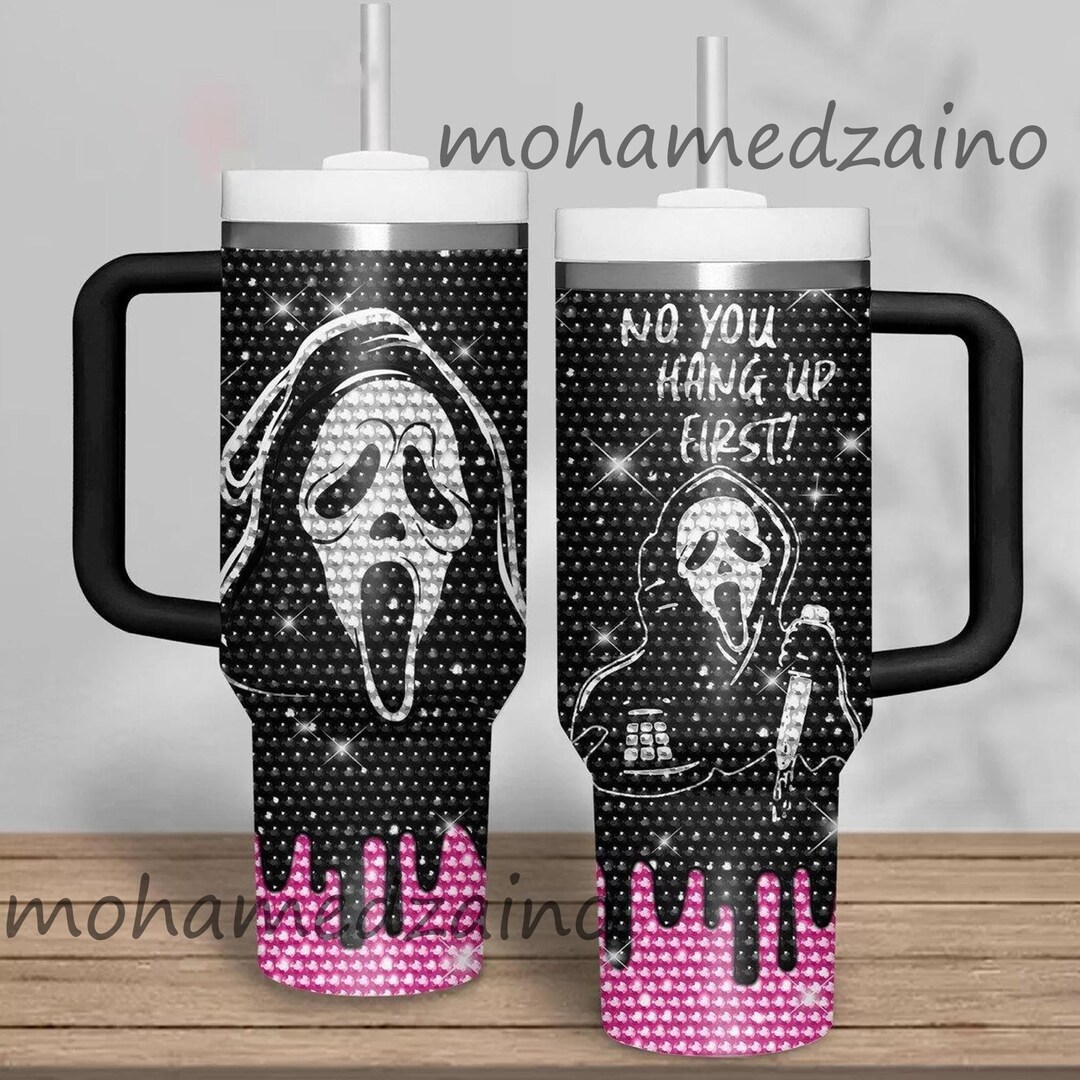 Scream Ghostface Bling 40oz Tumbler, Ghost Killing It Tumbler 40oz ...