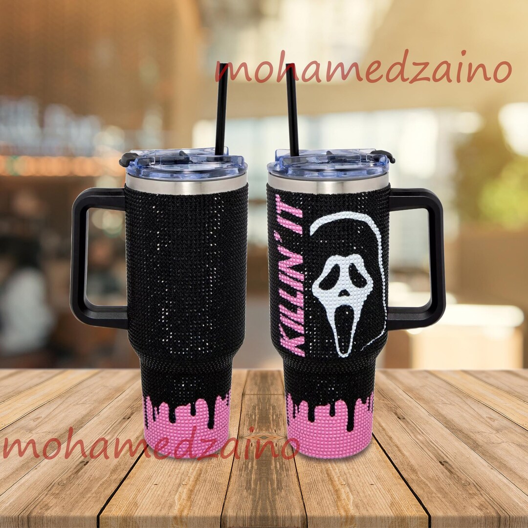Halloween Ghost Bling 40oz Tumbler, Ghost Killin It Tumbler 40oz ...