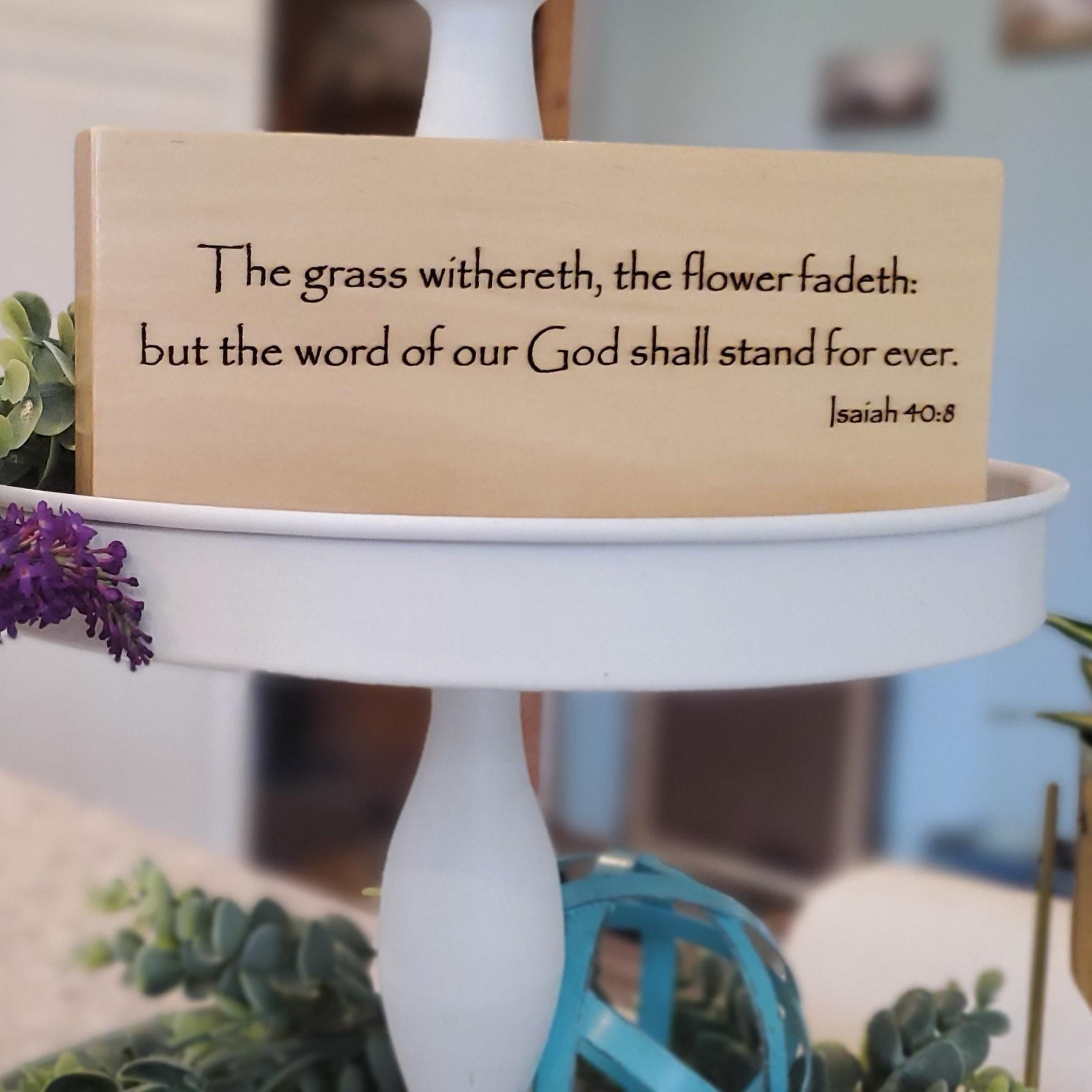 Custom Bible Verse Sign, Personalized Wood Sign, Christian Gift ...