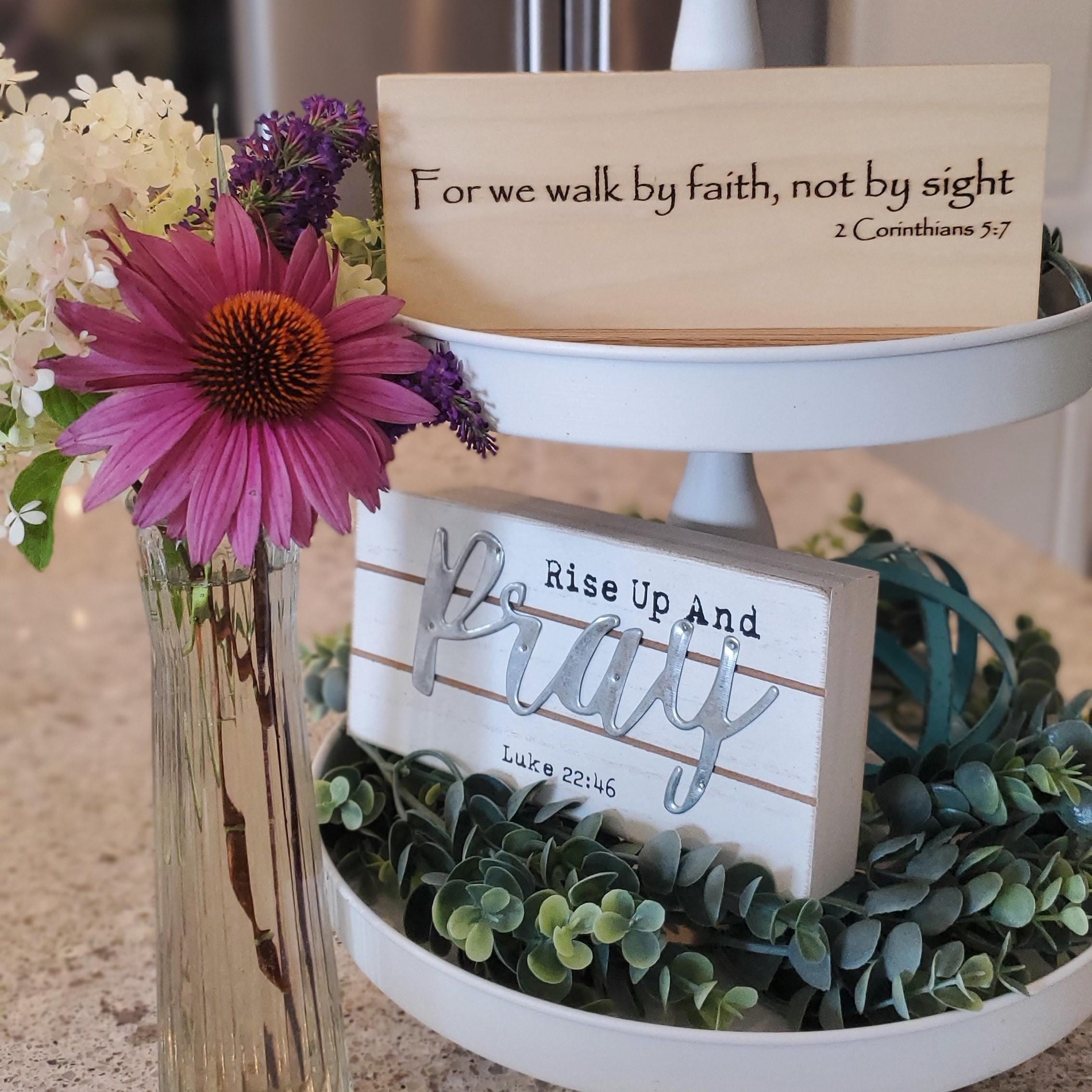 Custom Bible Verse Sign, Personalized Wood Sign, Christian Gift ...