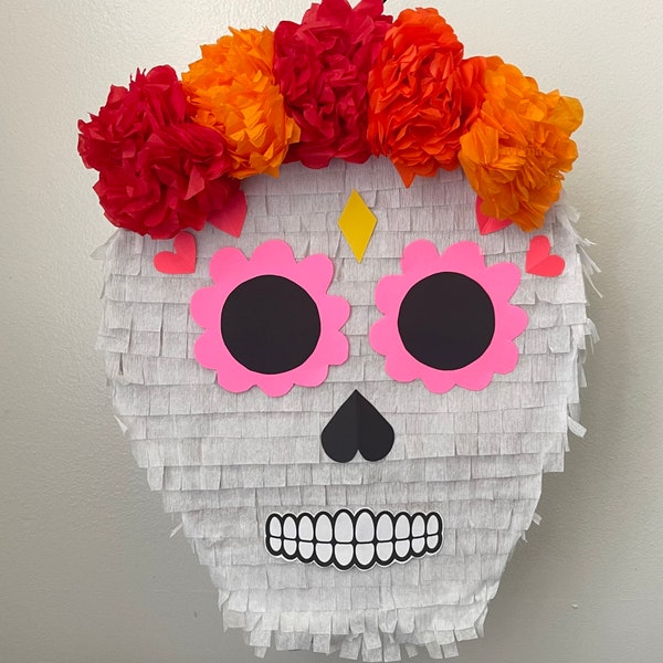 Sugar Skull Pinata - Etsy