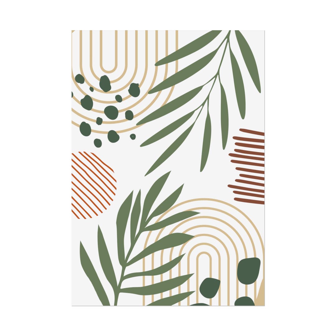 Boho Botanical Rolled Posters - Etsy